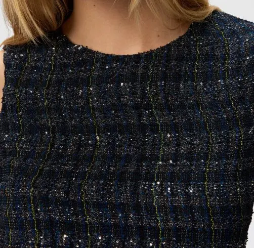 Missoni Sleeveless Checked Mini Dress