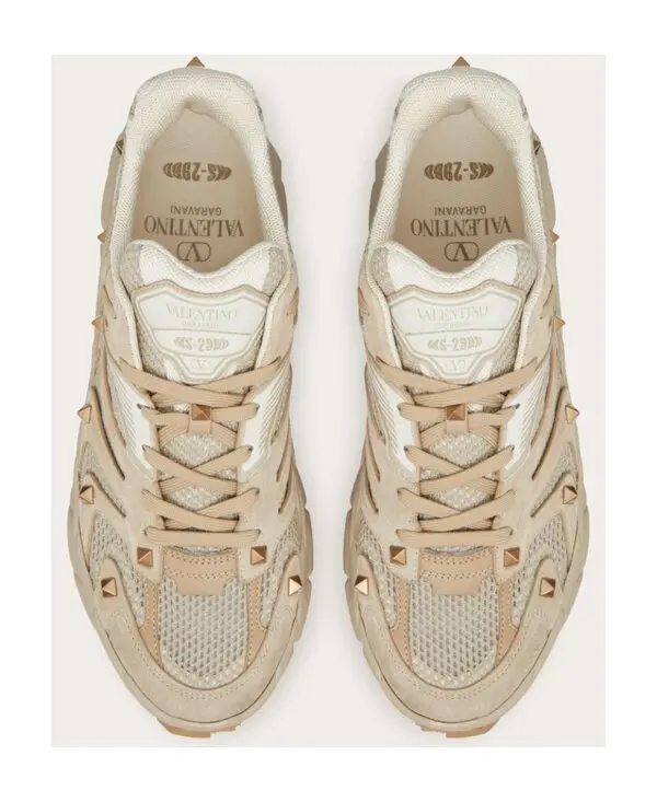 Valentino Garavani Ms-2960 Lace-up Sneakers - Nude