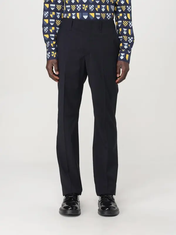 Fendi Tailored Straight-leg Trousers - Dark Blue