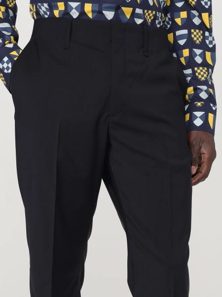 Fendi Tailored Straight-leg Trousers - Dark Blue