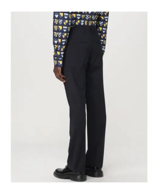 Fendi Tailored Straight-leg Trousers - Dark Blue