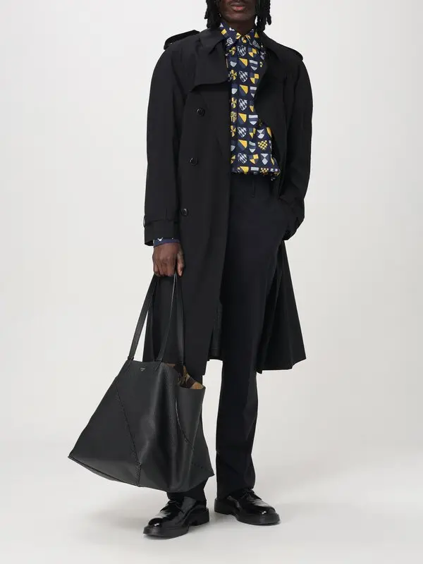 Fendi Tailored Straight-leg Trousers - Dark Blue