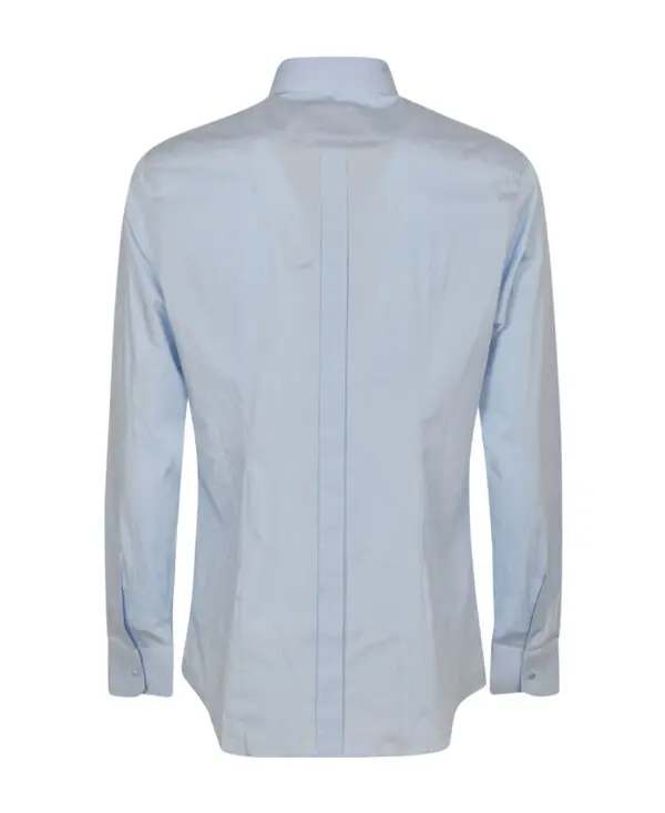 Dolce & Gabbana Dolce Gabbana Long-sleeved Buttoned Shirt - Blue