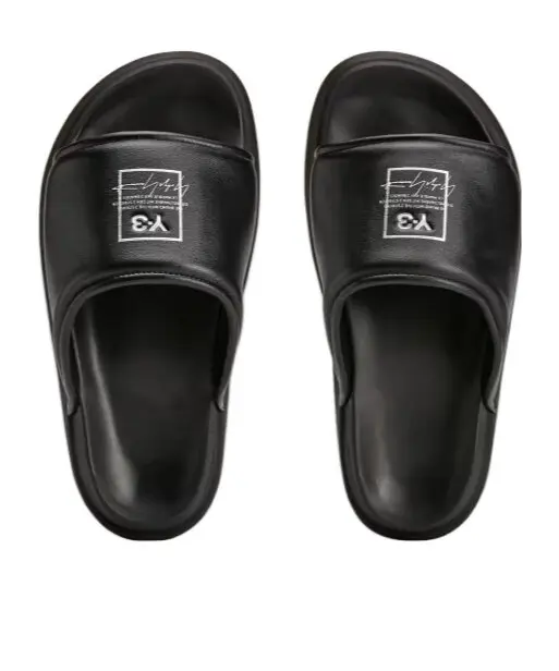 Y3 Logo Slide Sandals