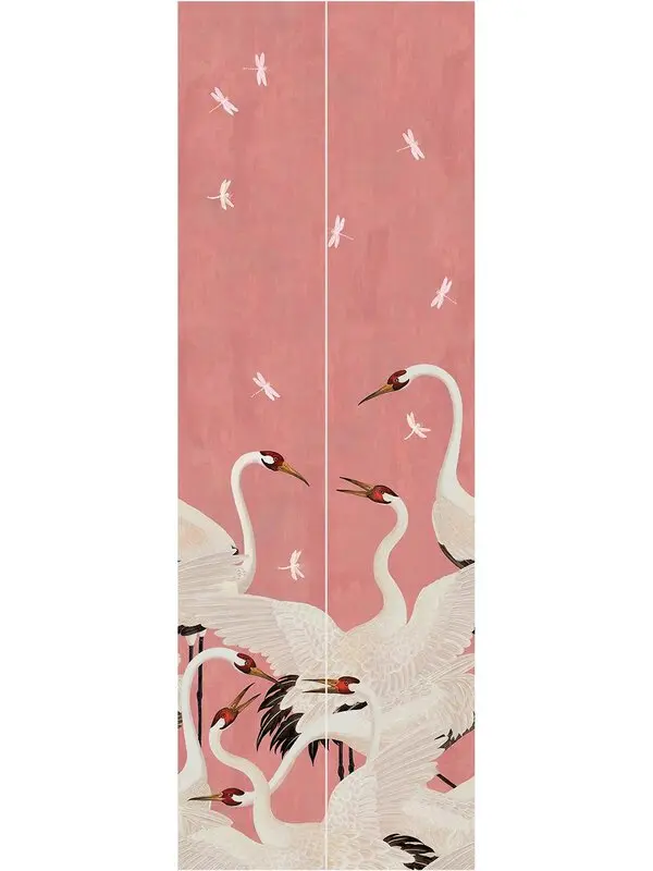 Gucci Heron Print Wallpaper - Brown