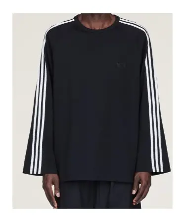 Y3 Long-sleeved 3-striped T-shirt