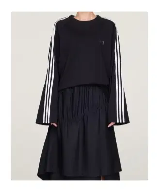 Y3 Long-sleeved 3-striped T-shirt