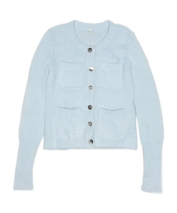 R13 Crew Neck Cardigan