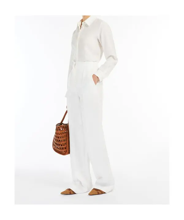 Max Mara Classic Collared Long-sleeve Shirt