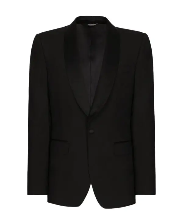 Dolce & Gabbana Sicilia-fit Tuxedo Jacket - Black