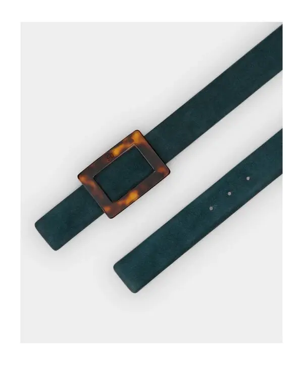 ROGER VIVIER Belle Vivier Suede Belt