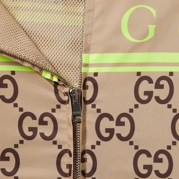 Gucci Monogrammed Zip-up Jacket - Nude