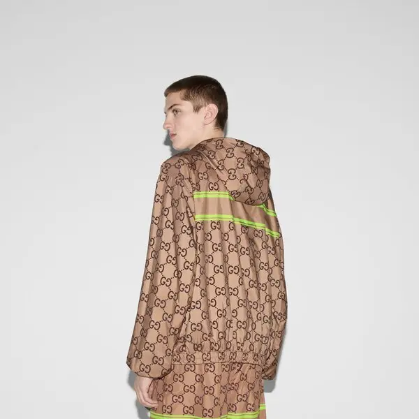Gucci Monogrammed Zip-up Jacket - Nude