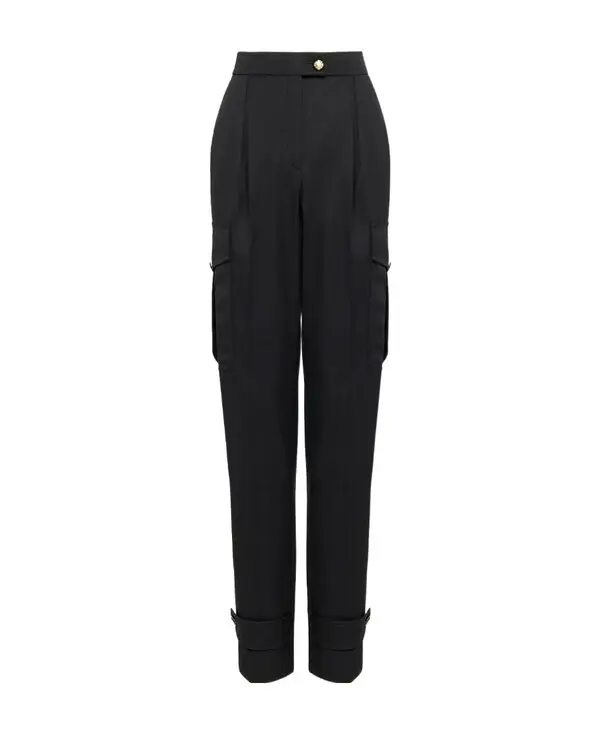 Alexander McQueen High Waisted Cargo Pants