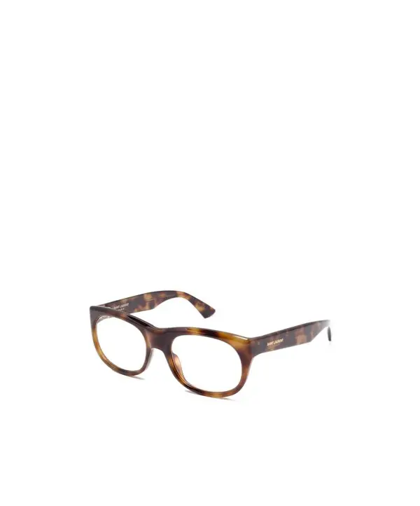 Saint Laurent Rectangular Eyeglasses - Brown