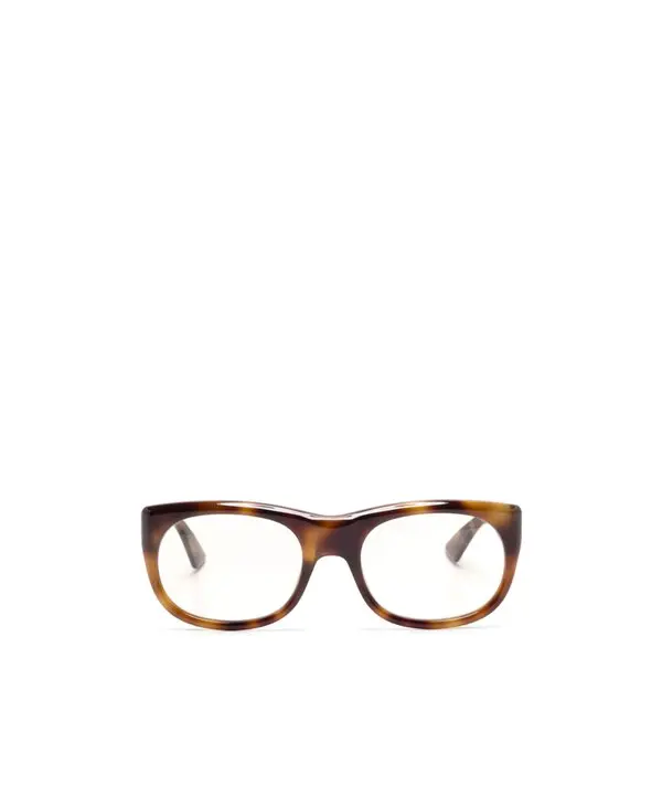 Saint Laurent Rectangular Eyeglasses - Brown