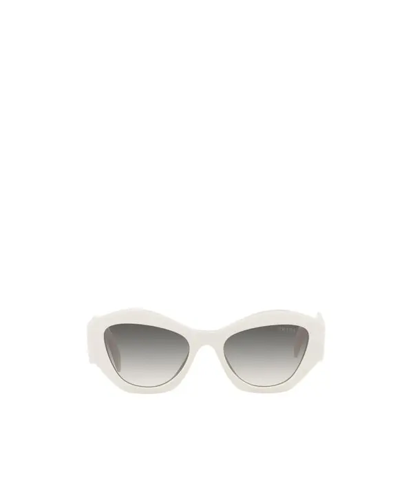 Prada Angular Frame Sunglasses With Logo Detail