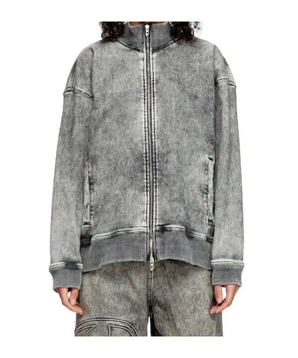 DIESEL® D-carly-s Track Denim Zip-up Jacket