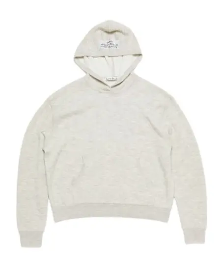 Acne Studios Logo Hoodie - Light Gray Mixed Colors
