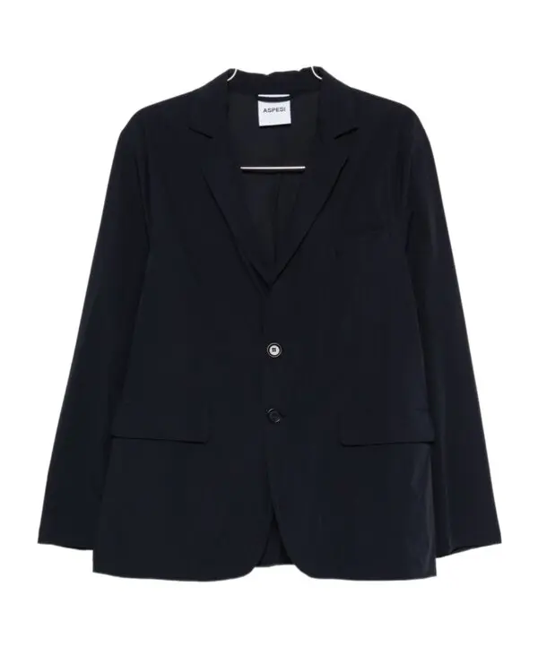 Aspesi Two-button Unlined Blazer - Black