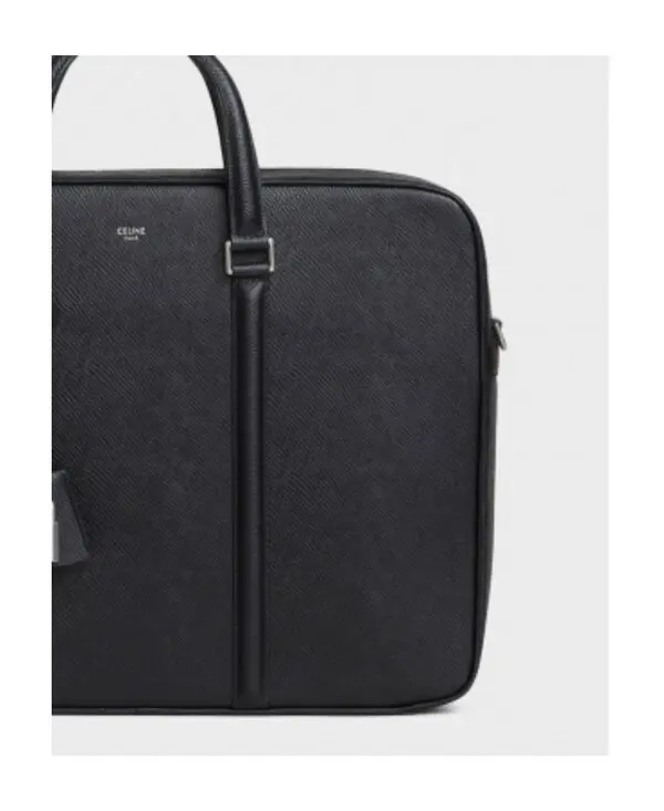 Celine Medium Grain Logo Briefcase
