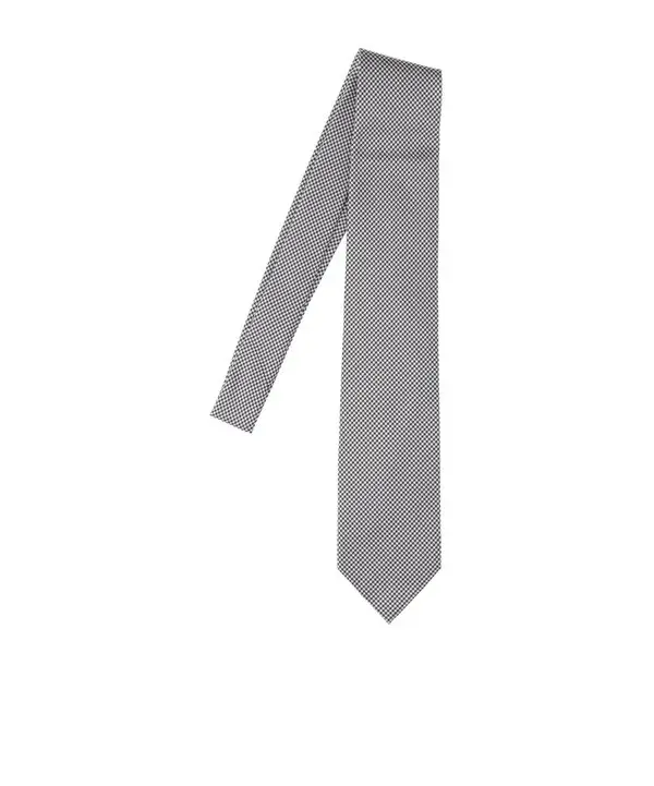 TOM FORD Pointed Tip Neck Tie - Gray