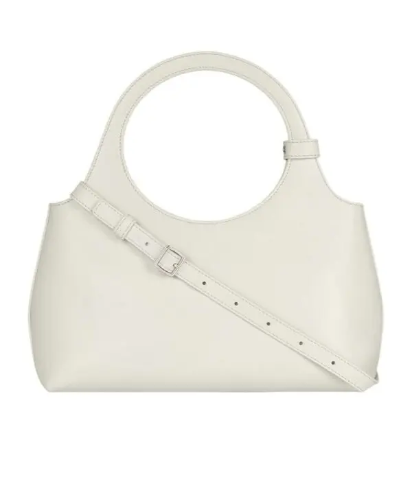 COURREGES Courrèges Holy Day Top Handle Bag With Buckle Details - Hemp