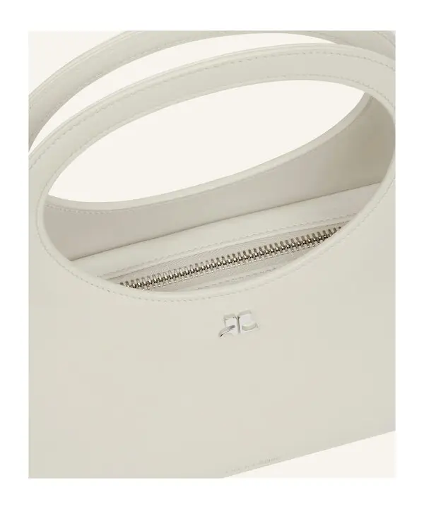 COURREGES Courrèges Holy Day Top Handle Bag With Buckle Details - Hemp