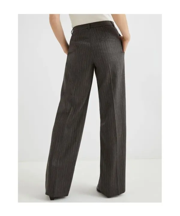 Marella Straight-fit Pure Wool Trousers