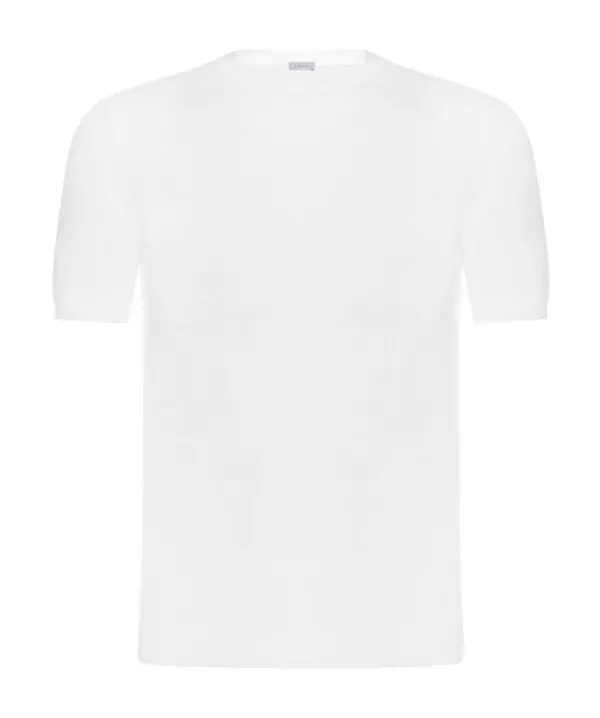 Malo Short Sleeved Crewneck T-shirt - White
