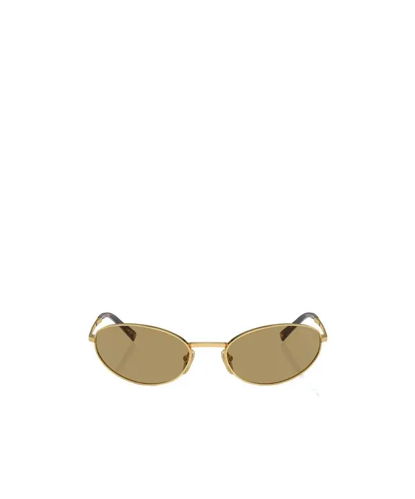 Prada Oval Full Rim Sunglasses - Green
