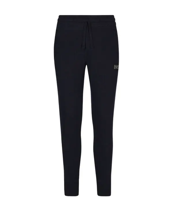 Dolce & Gabbana Dolce Gabbana Knitted Jogging Pants - Black