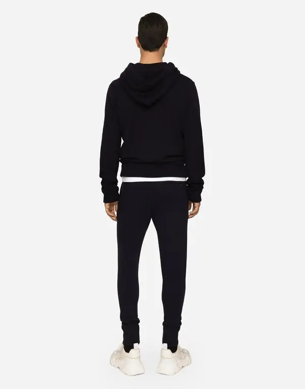 Dolce & Gabbana Dolce Gabbana Knitted Jogging Pants - Black