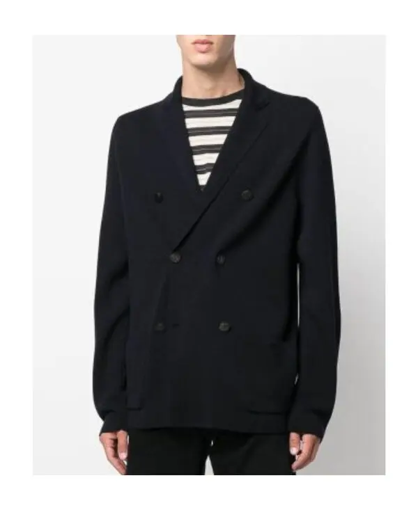 DRUMOHR Double-breasted Merino Wool Cardigan