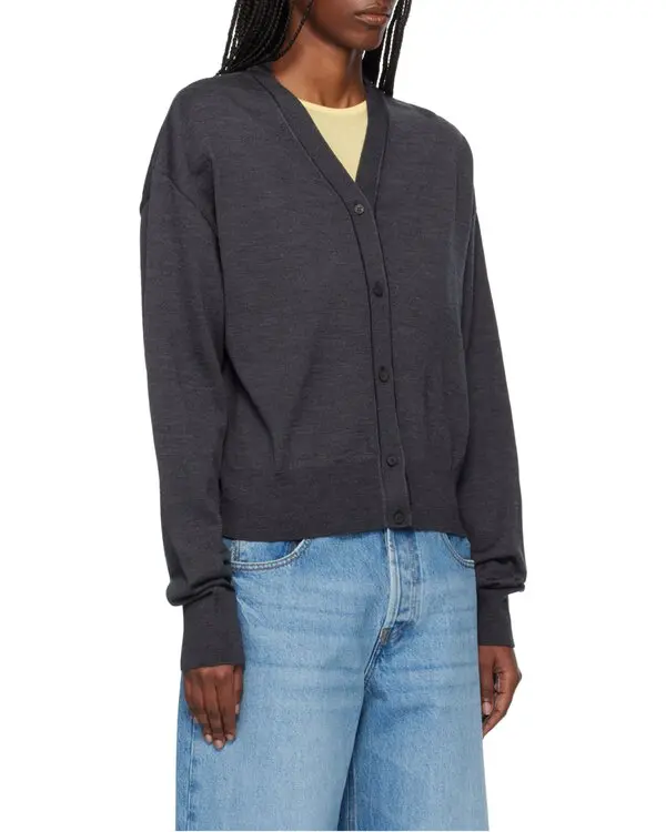Jacquemus Logo Embroidered V-neck Cardigan