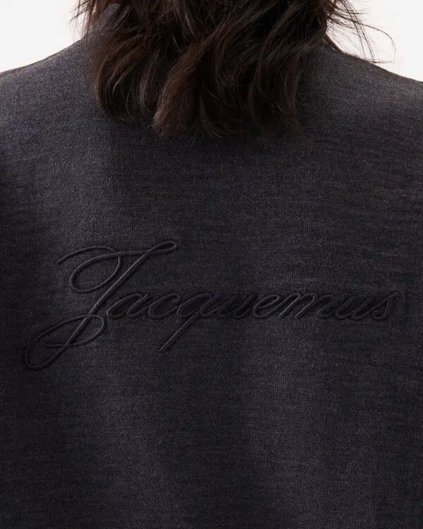 Jacquemus Logo Embroidered V-neck Cardigan