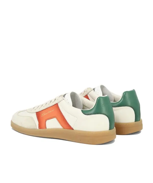 Santoni Colourblock Lace-up Sneakers