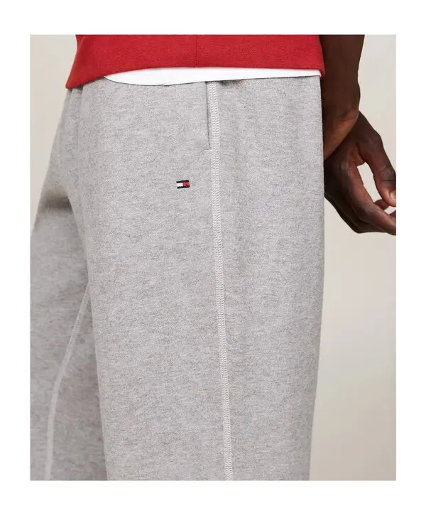 Tommy Hilfiger Cuffed Leg Fleece Joggers - Medium Heather Grey