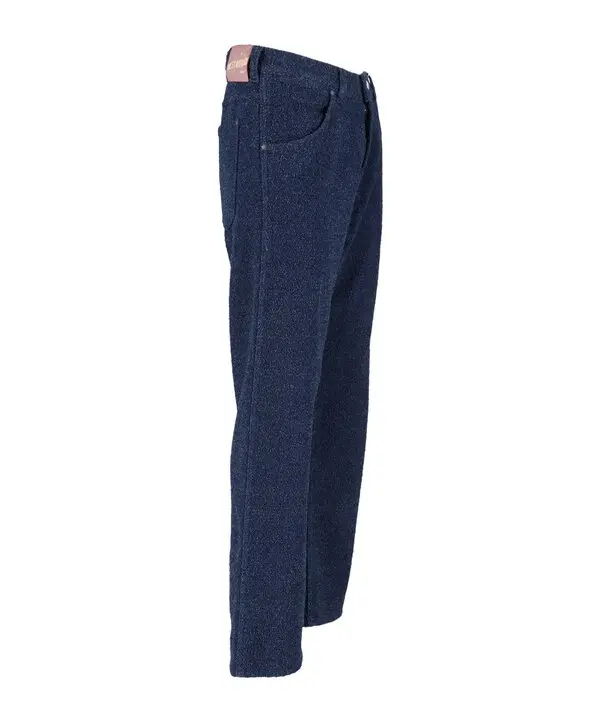 VIVIENNE WESTWOOD Mid Rise Straight Leg Trousers With Logo Patch
