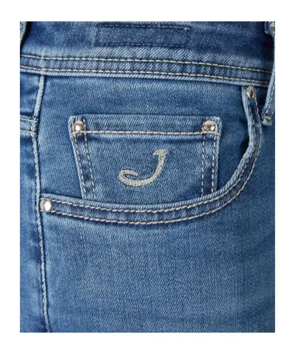 Jacob Cohen Belt Loop Jeans - Blue