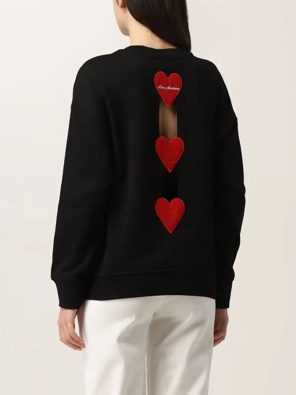 Moschino Crew Neck Long Sleeve Sweater