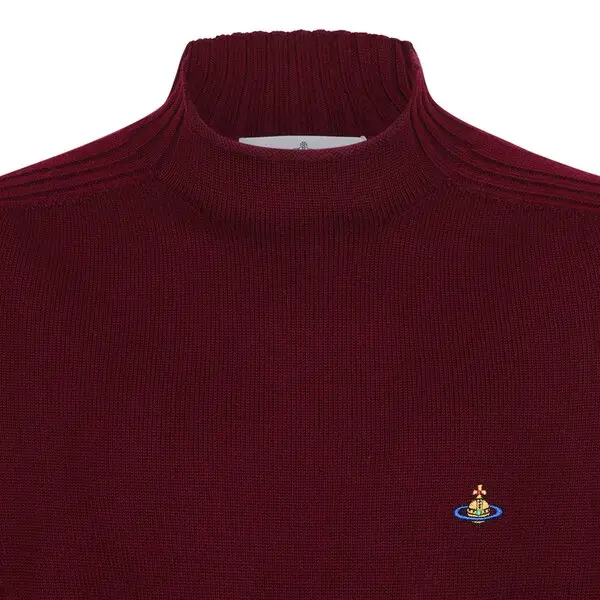 VIVIENNE WESTWOOD Orb Embroidered Fisherman Jumper - Brown