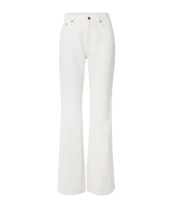 Gabriela Hearst Willa High-rise Bootcut Recycled Jeans - White