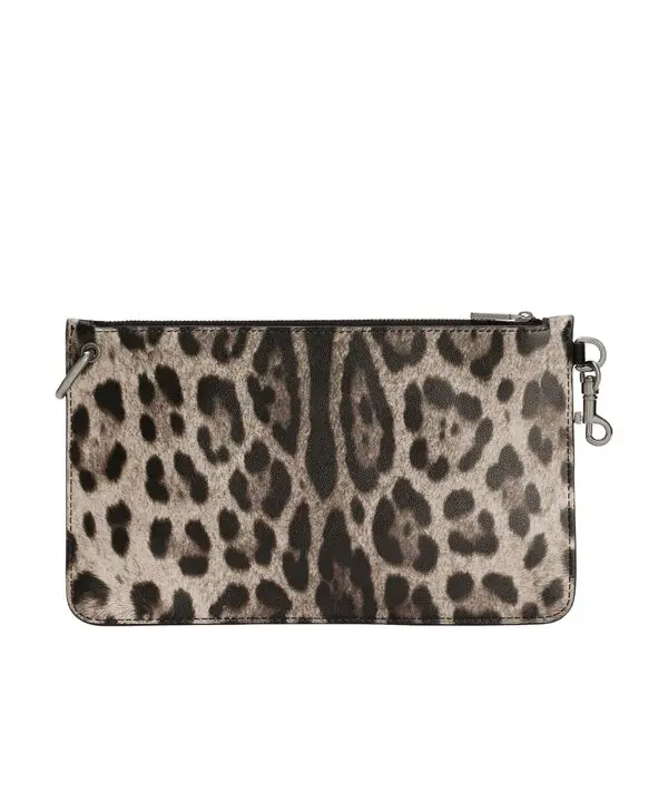 Dolce & Gabbana Leopard Print Toiletry Bag - Multicolor