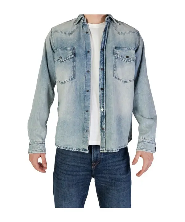 Hugo Boss Press-stud Denim Shirt