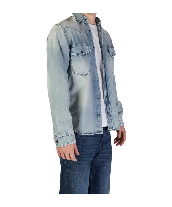 Hugo Boss Press-stud Denim Shirt