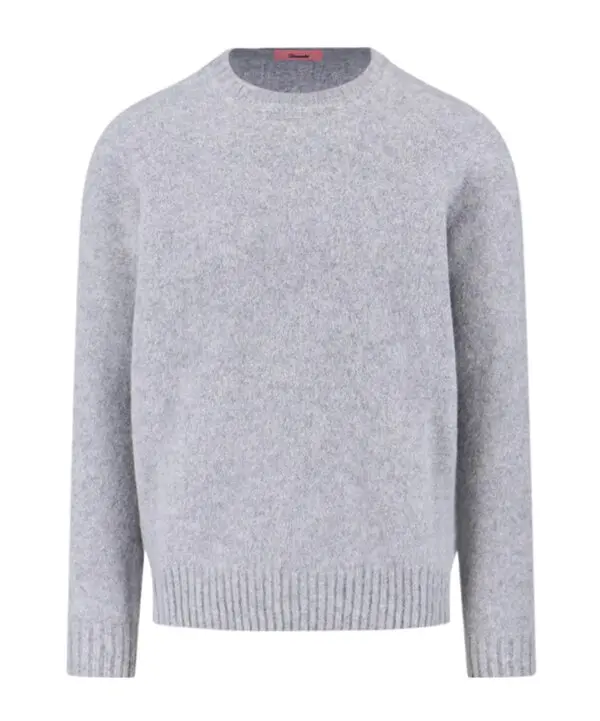 DRUMOHR Lambswool Crew-neck Sweater - Grey