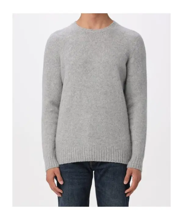 DRUMOHR Lambswool Crew-neck Sweater - Grey