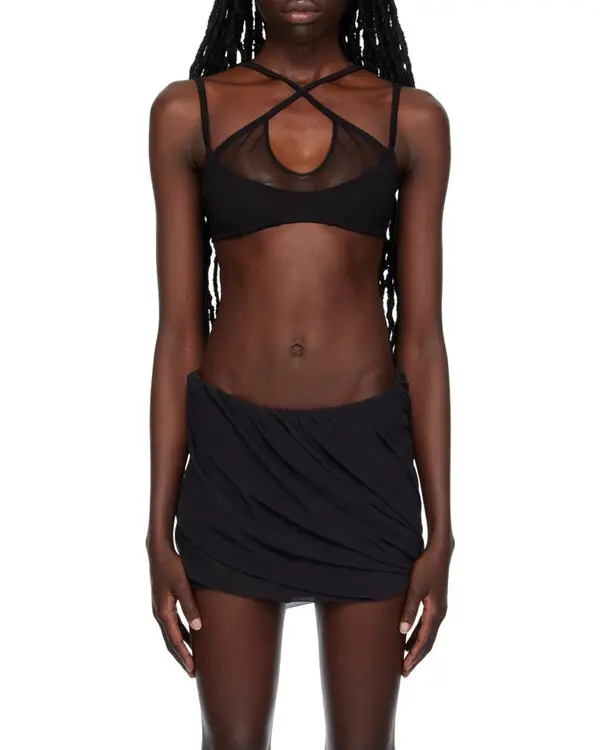 Attico The Amos Cropped Tank Top