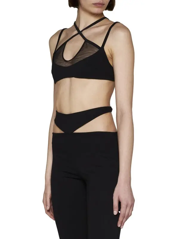 Attico The Amos Cropped Tank Top